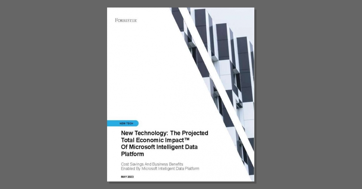 New Technology: The Projected Total Economic Impact™ of Microsoft ...