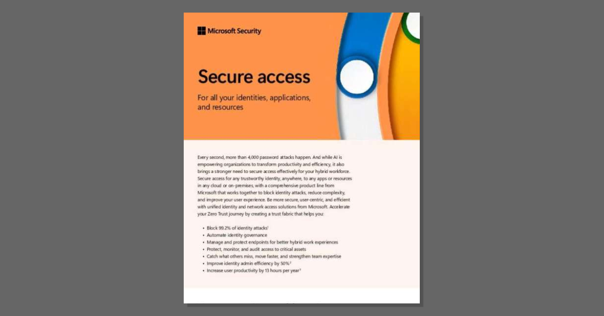 Microsoft Secure Access Solution
